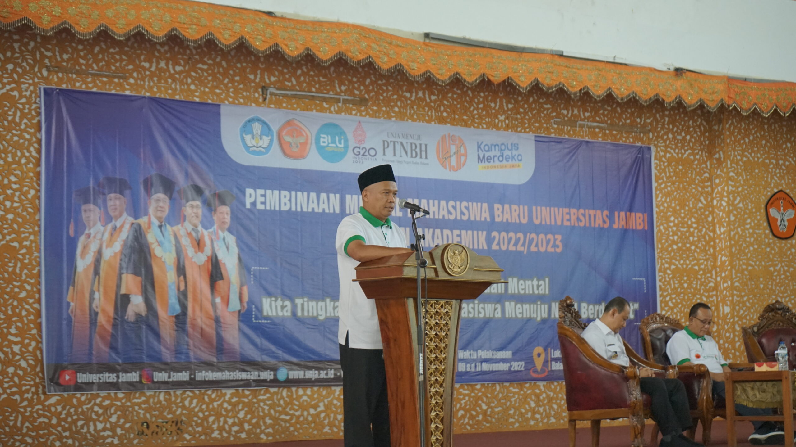 Unja Gembleng Mental Mahasiswa Baru 2022 - Jambi One