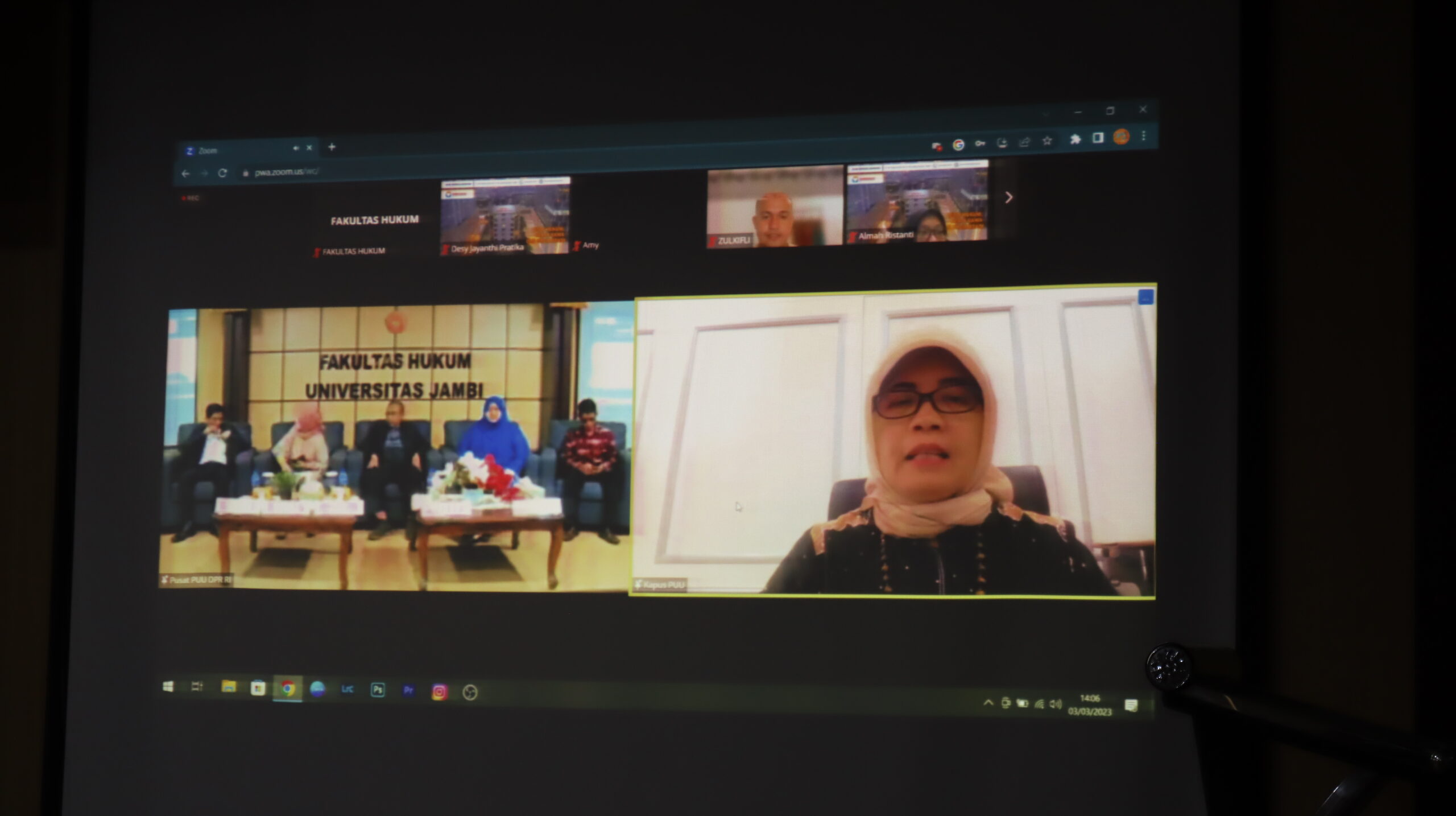 FH Unja Bertemu dengan Sekjen DPR RI - Jambi One